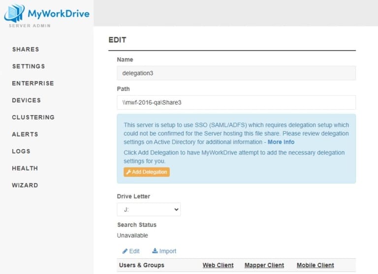 Delegation Setup For Adfssaml File And Dfs Servers In Active Directory Myworkdrive